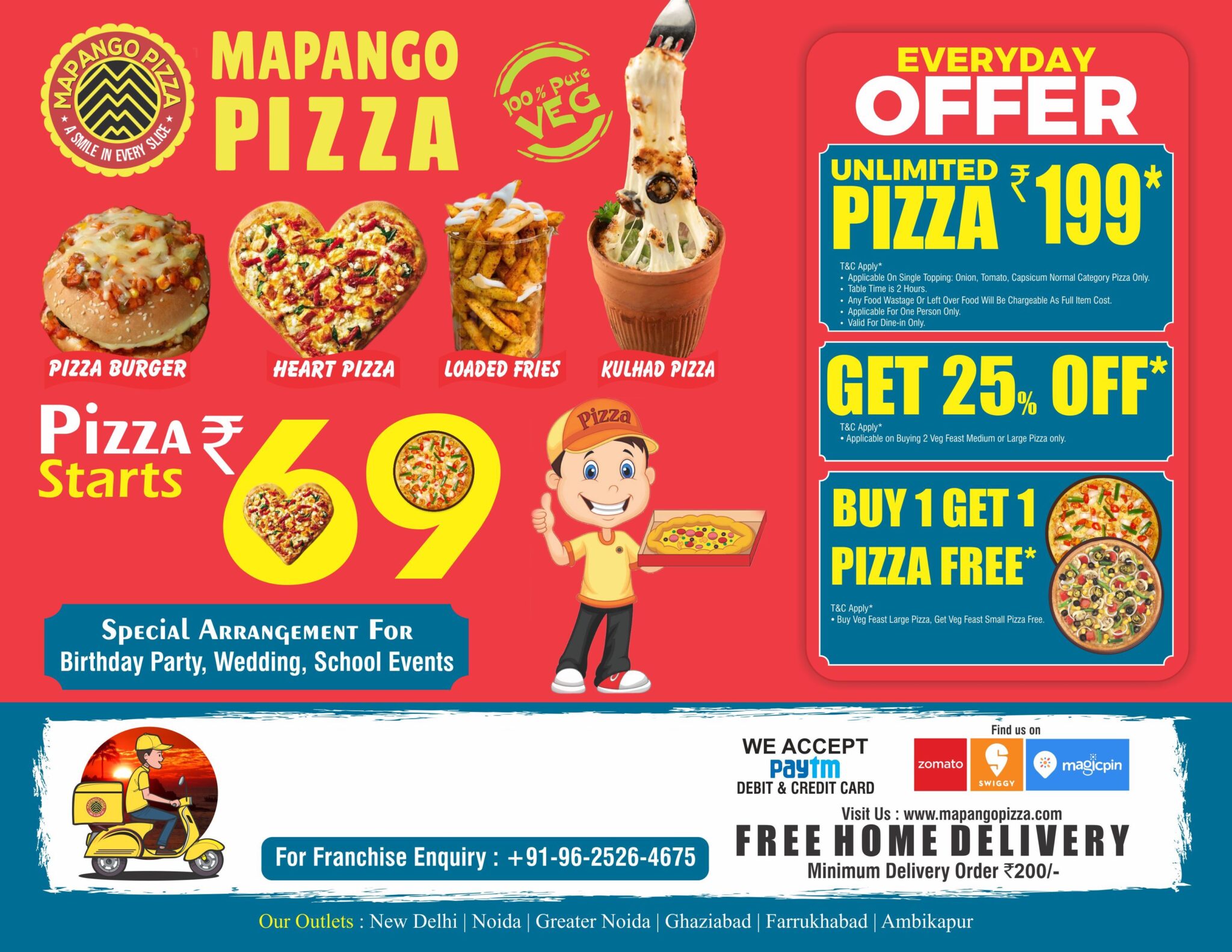 Menu - Mapango Pizza
