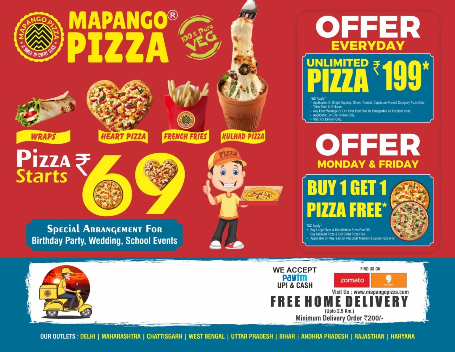 Menu - Mapango Pizza
