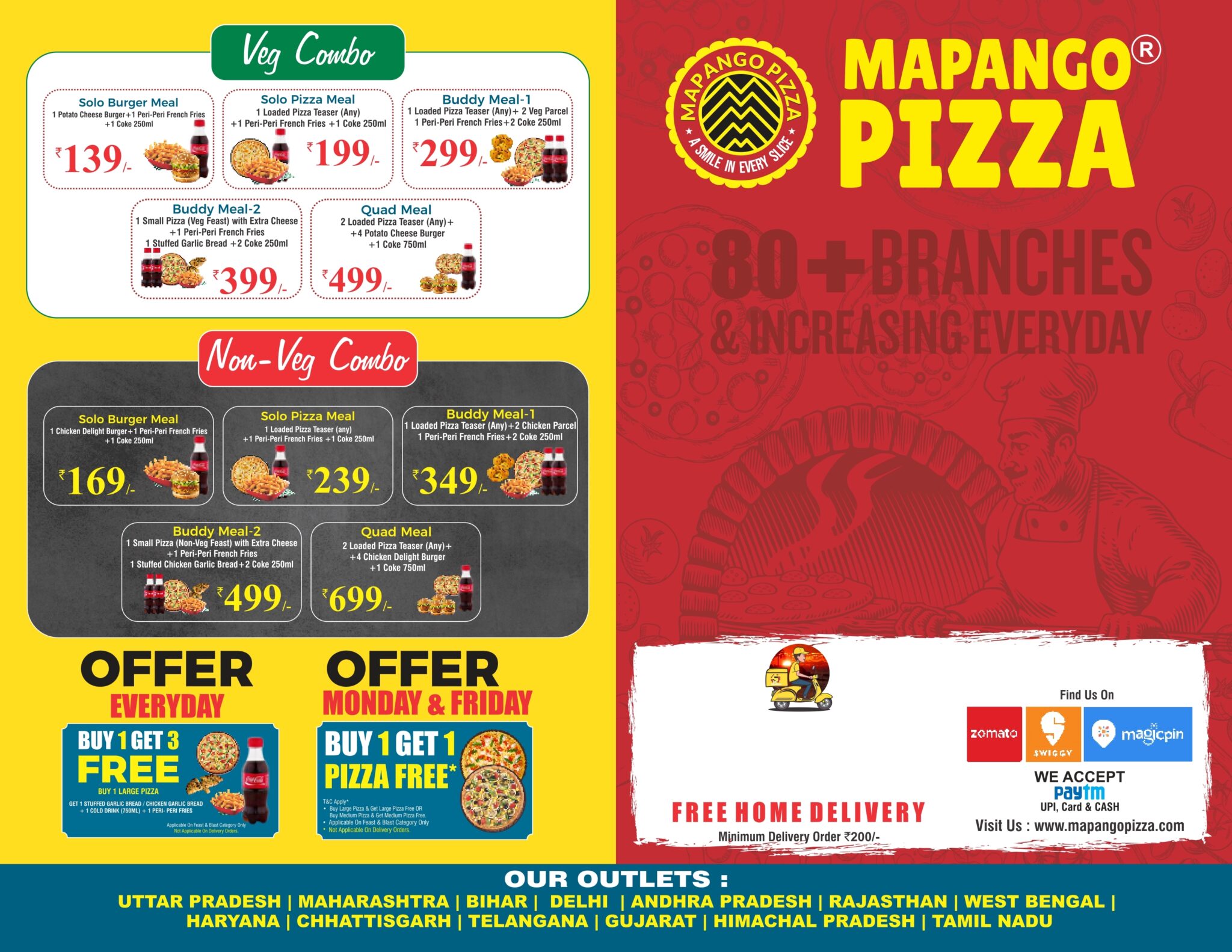 Menu - Mapango Pizza